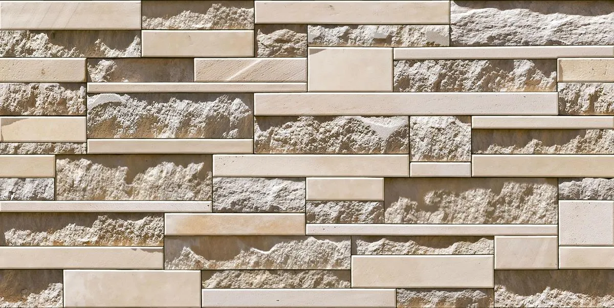 Vitrified Tiles - 600 x 300 mm - Matt - ATLAS BEIGE METRIX | Harsha Tiles
